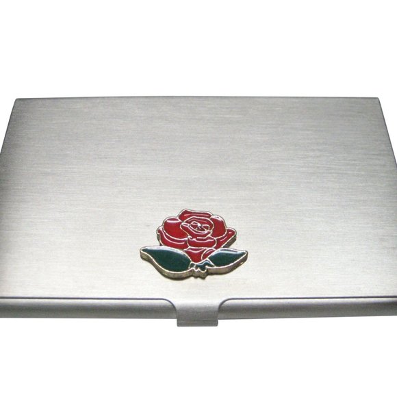 Kiola Designs | Accessories | Colorful Short Red Rose Flower Business ...